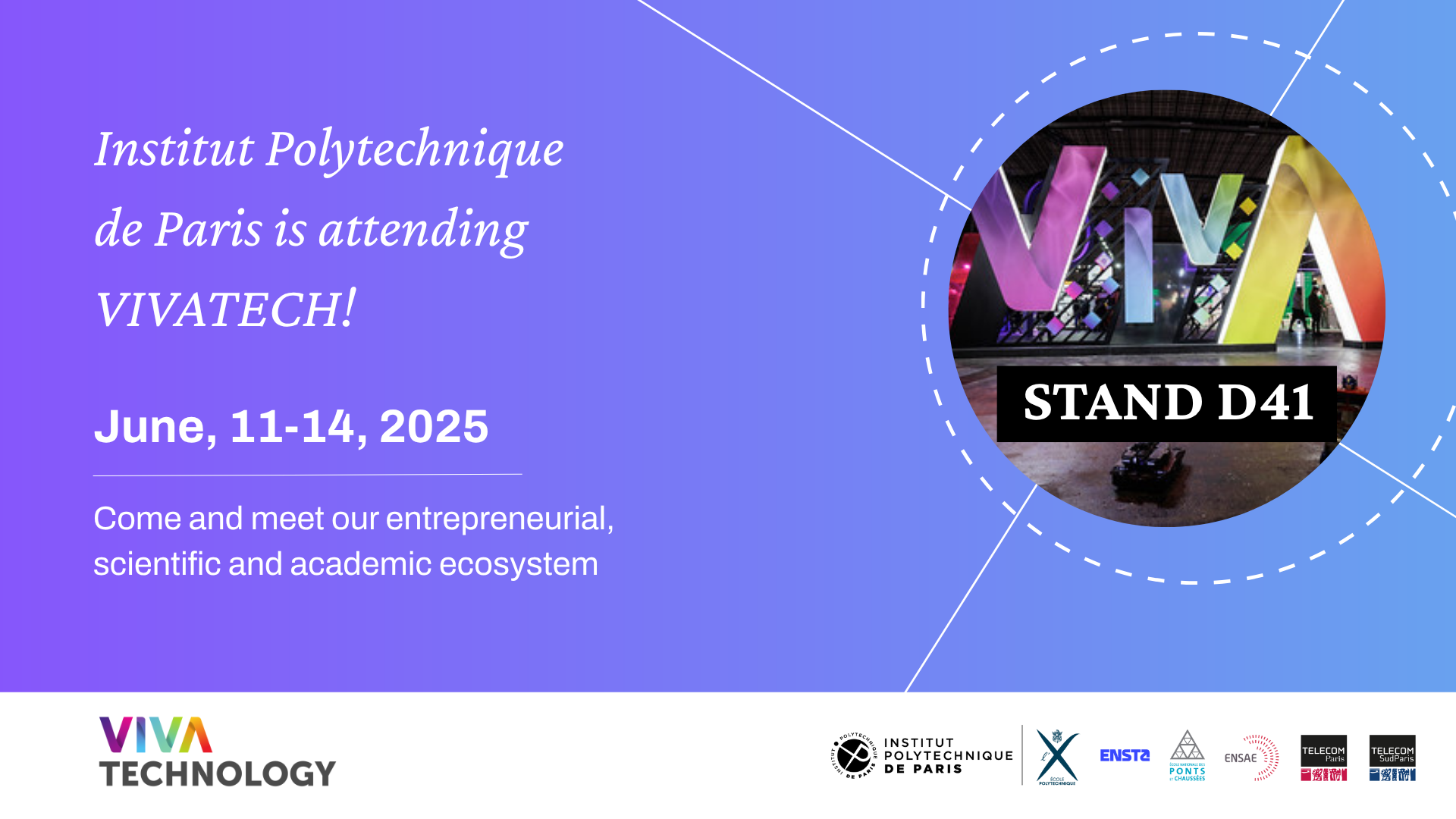 Innovation, science et formation : IP Paris mobilise tout son écosystème à VivaTech 2025 ...